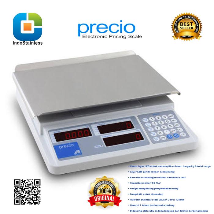 Jual [TIMBANGAN DIGITAL] PRECIO TIMBANGAN DIGITAL PRECISE SCALE 30 KG ...