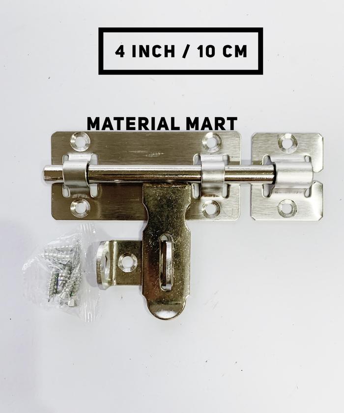 Jual Grendel Gudang Slot Stainless 4 Inch | Grendel Pintu Selot 4 ...