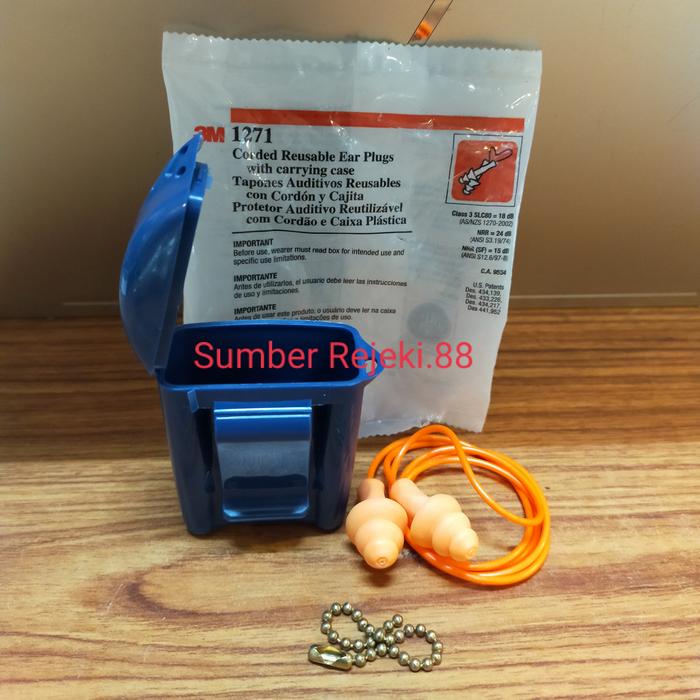 Jual Earplugs 3m 1271 pelindung Telinga Dari Suara Berisik Corded ...