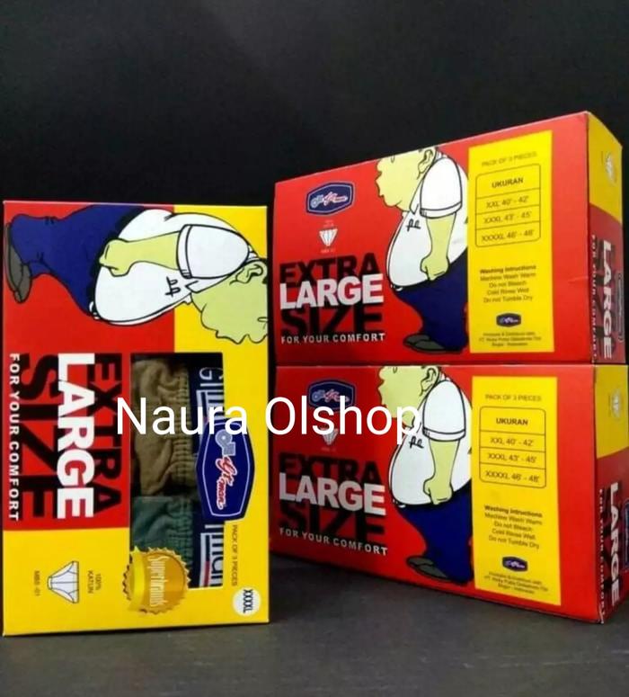 Jual Sempak GTman MBS01 Extra Large Size Celana Dalam Pria Jumbo Murah ...