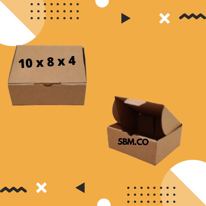 Jual KARDUS UKURAN 10 X 8 X 4 COKLAT POLOS KARDUS PACKING OLSHOP DIE ...