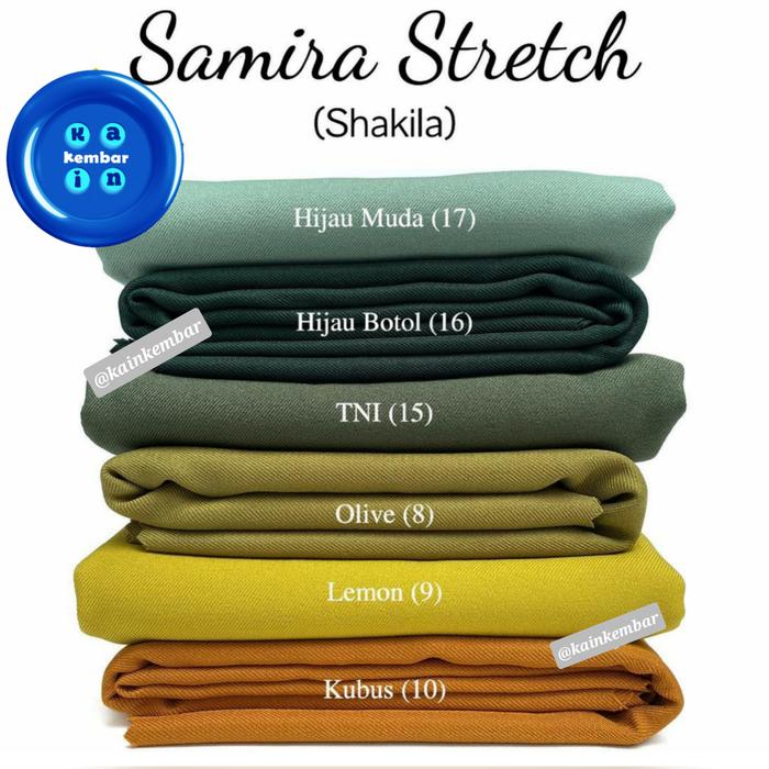 Jual Kain Samira Stretch / Shakila 0.5 meter - Kota Bandung ...
