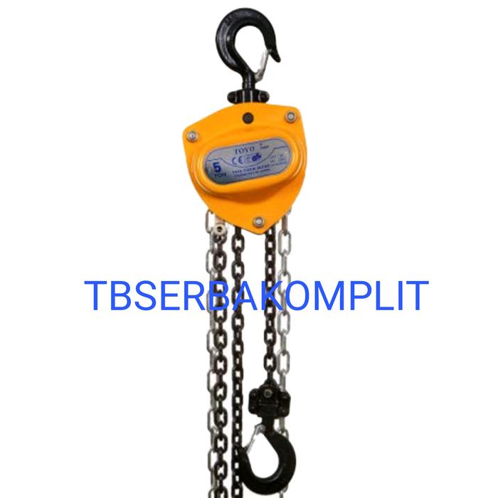 Jual Toyo Tackle Chain Blok 2 Ton x 5 Meter Lever Blok Katrol Kerekan 2T 5M - Jakarta Utara ...