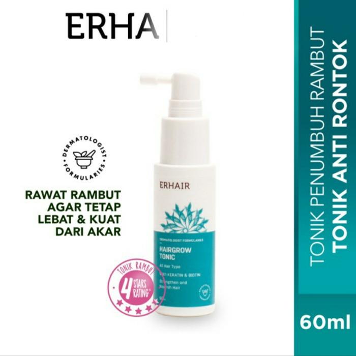 Jual Erhair Erha HairGrow Hair Grow Tonic 60ml 60 Ml Penumbuh Rambut ...
