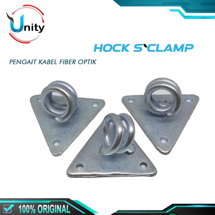 Jual Hock S Clamp Pengait Kabel Precon Fiber Optic S Clamp Hook - Kota ...