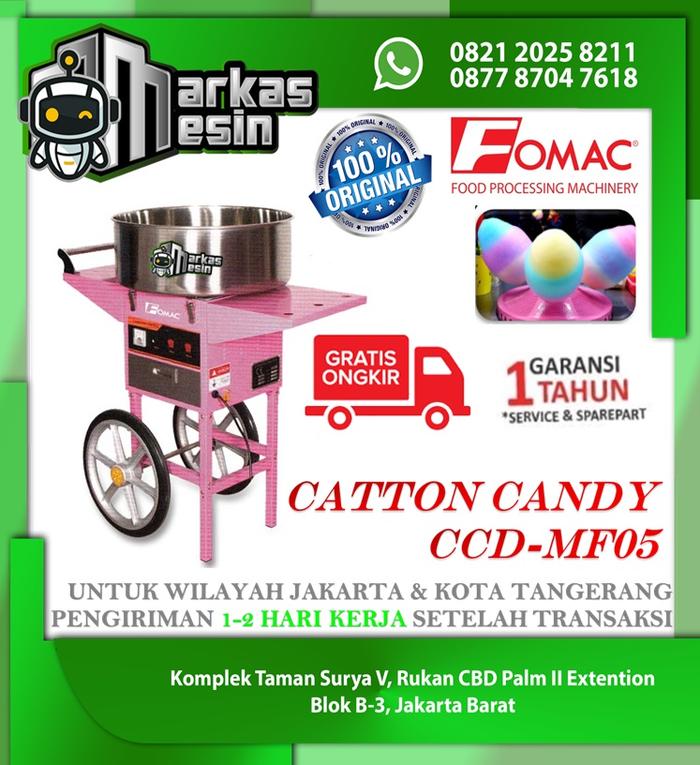 Jual Mesin Gulali Arum Manis Gas + Gerobak Cotton Candy Ccd-mf05 Fomac Di Seller Shin Store ...