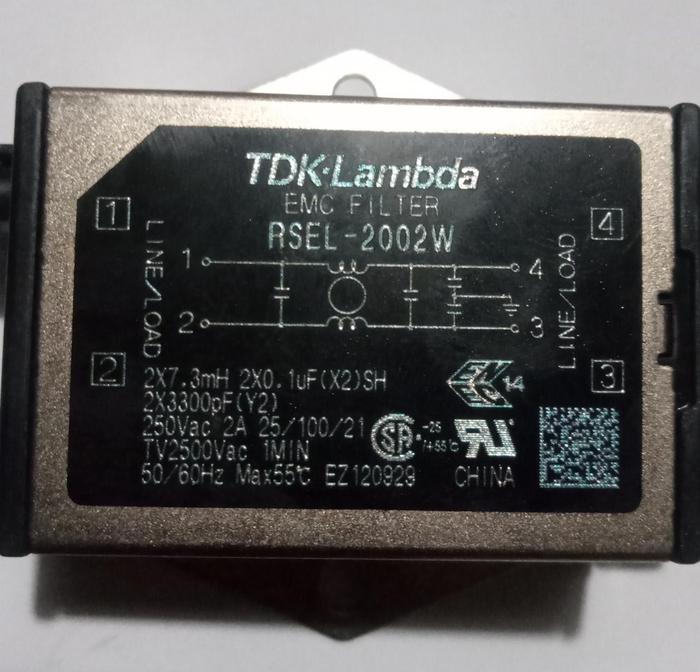 Jual Noise EMC Filter TDK Lambda RSEL-2002W 2A Mesin Cuci Sharp Original - Kab. Bekasi - PAC ...