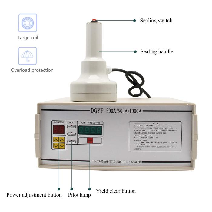 Jual Induction Sealer Machine F500 Mesin Induksi Segel Botol Aluminium ...