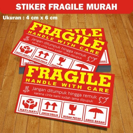 Jual Stiker FRAGILE Merah Kuning - Kota Surakarta - AAN GRAFIKA | Tokopedia
