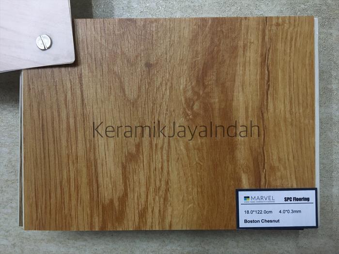 Jual MARVEL SPC FLOORING STONE PANEL COMPOSITE - Boston chestnut - Kota ...