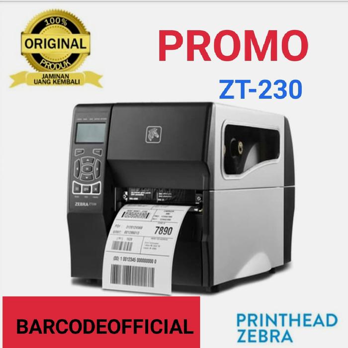 Jual BARCODE PRINTER ZEBRA ZT230 200 DPI - Jakarta Barat ...