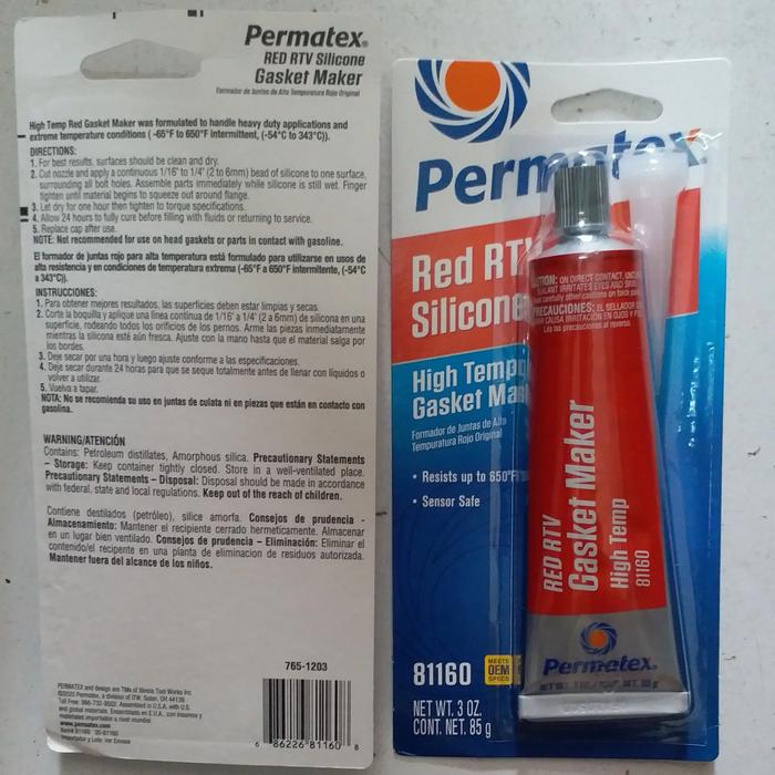 Jual Permatex Red RTV Silicon High temp Gasket Maker 26BR 85 g Ori ...