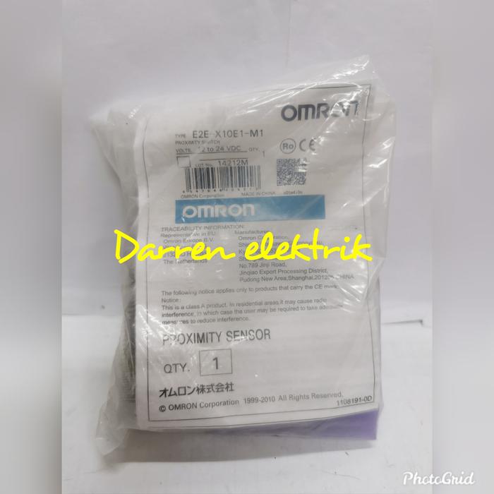 Jual proximity sensor omron E2E-X10E1-M1 - Jakarta Barat - Darren elektrik | Tokopedia
