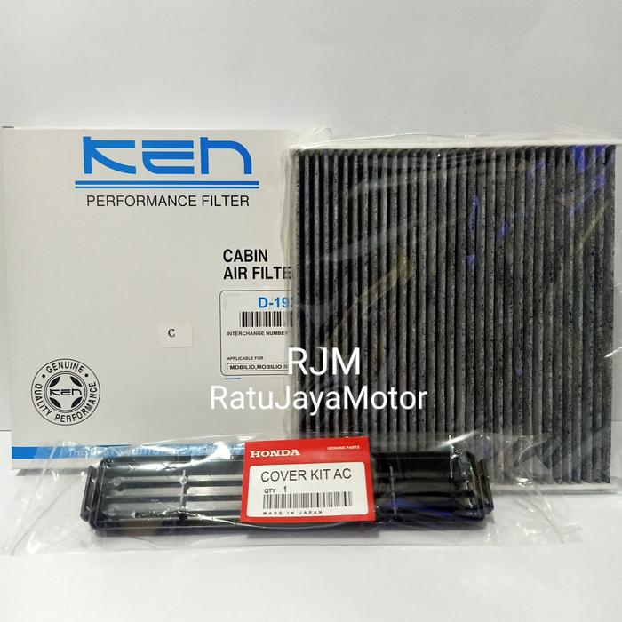 Jual Paket Filter AC Carbon + Cover kit tutup AC Honda Mobilio Brio BRV ...