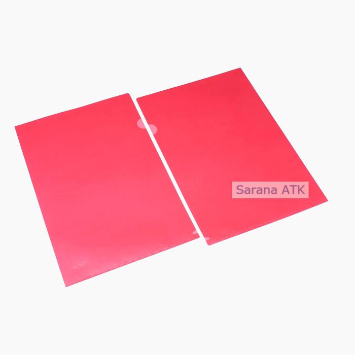 Jual FELIX Map L Ukuran Folio - F4 ( Clear sleeve ) - 1 Lusin - Merah ...