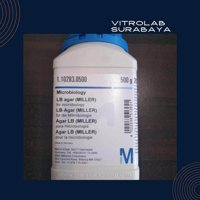 Jual LB Agar Miller for microblogy merck catalog 1.10283.0500 - Kab ...