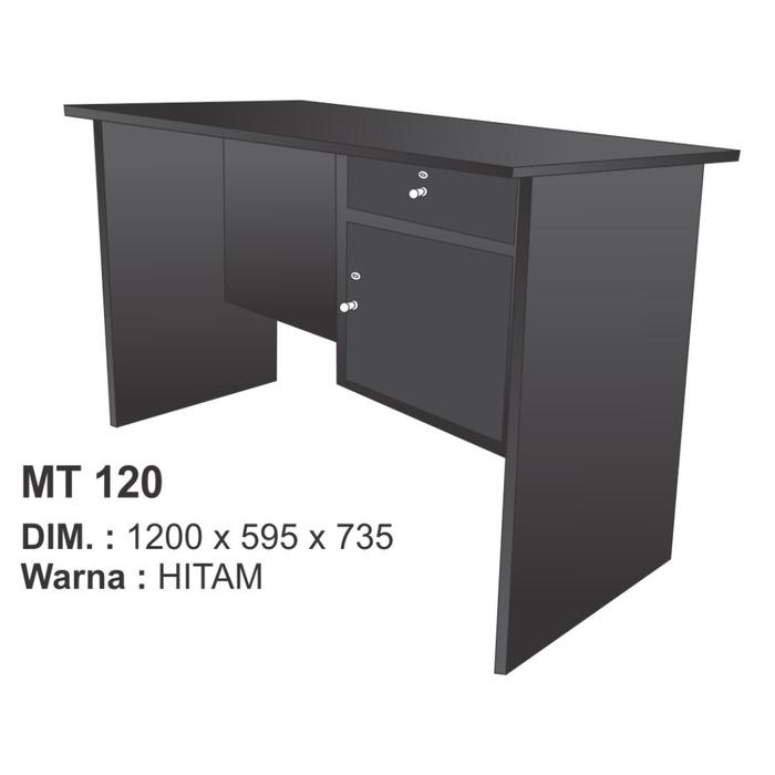 Jual Meja kantor / meja Tulis 1/2 biro type MT 120 olympic - Kota Surabaya - sejahteraabadi jaya ...