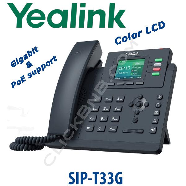 Jual Yealink SIP-T33G Entry Level IP Phone [Gigabit & Color LCD] - Kab. Tangerang - ClickBnB ...