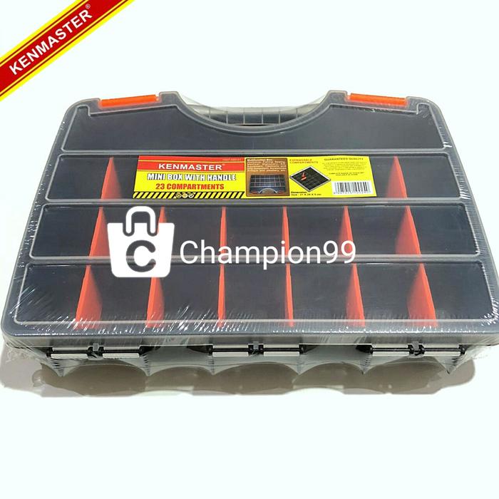 Jual MINI TOOLBOX 23 KOMPONEN/KOTAK PLASTIK MINI 23 SEKAT MUR BAUT ...