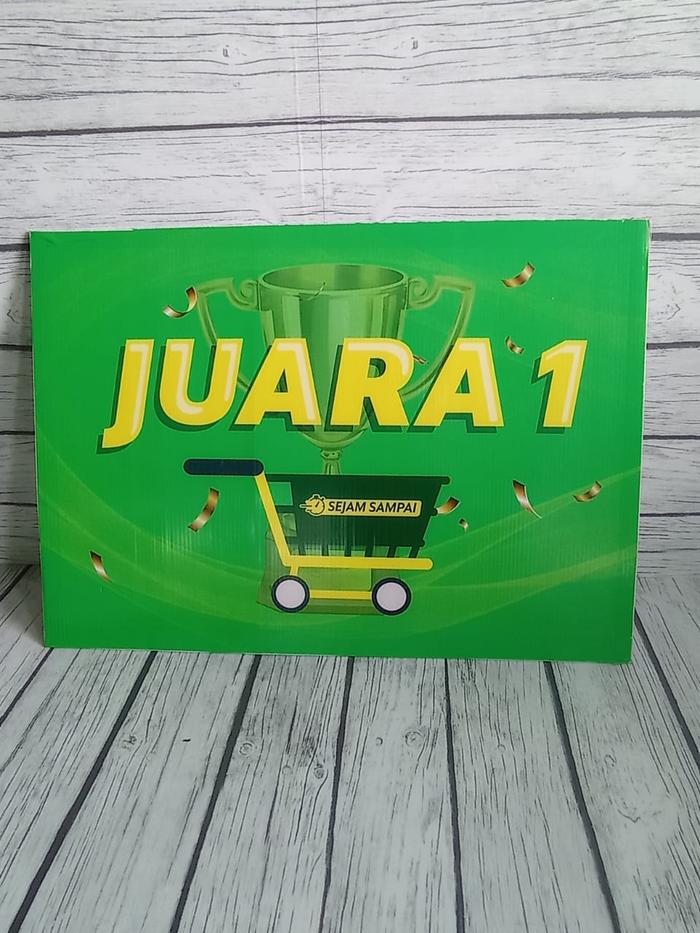 Jual Papan Juara /Cetak Papan juara sticker + alfa board Full Design ...