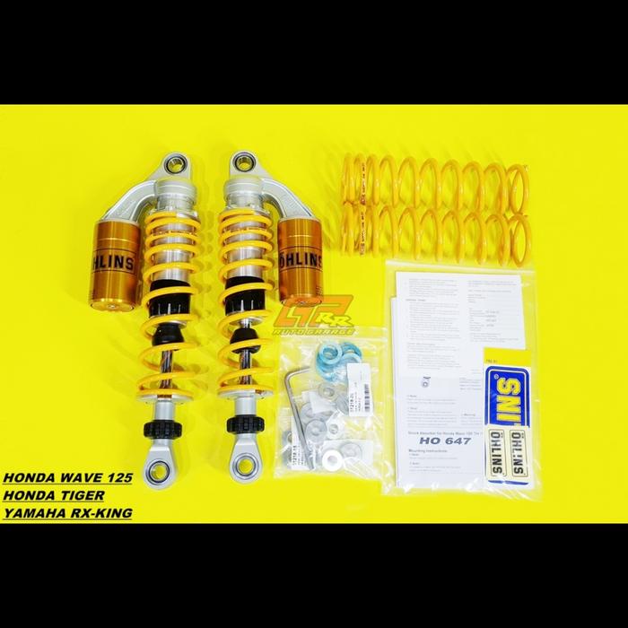 Jual Shockbreaker Shock Ohlins Honda Wave 125 Tiger Supra Karisma RX ...