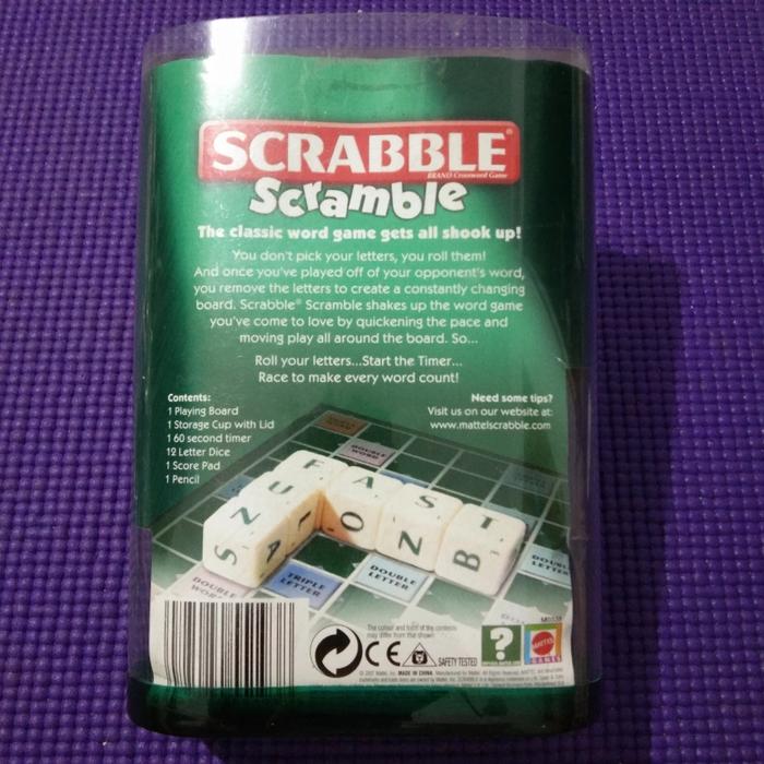 Jual Scrabble Scramble - Original By Mattel Di Seller Velvet Store ...