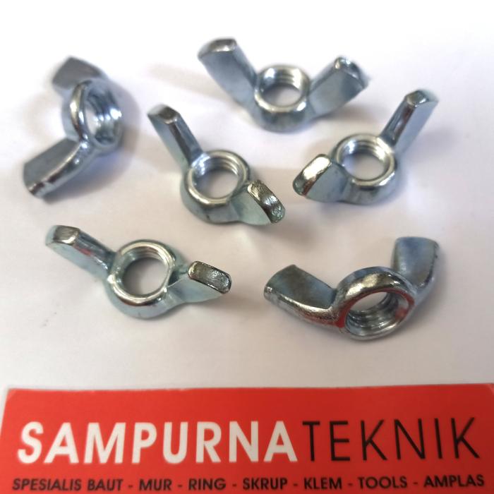 Jual Mur Kupu / Kuping / Wing Nut M4 (4mm) - Kota Bandung - Sampurna ...