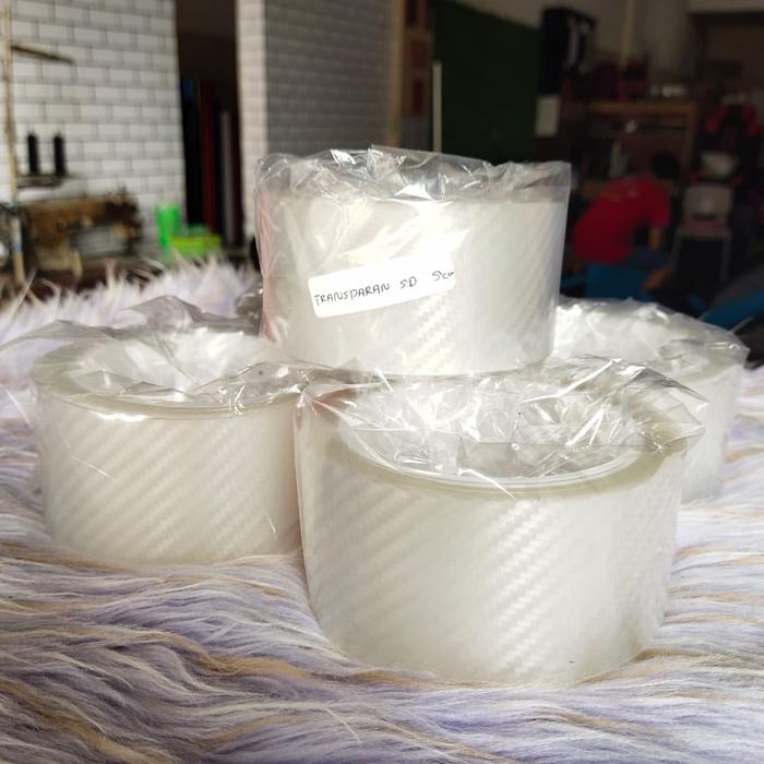 Jual Sticker Carbon Transparan 5D Antigores Motor Mobil Spion Sillplate ...