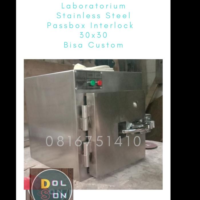 Jual Mini Pass Box Laboratorium Passbox Interlock Stainless Bisa Custom ...