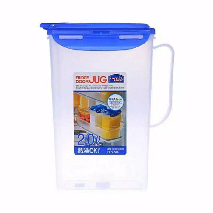 Jual Lock&lock Hpl735 - Fridge Water Jug 2l W/ Hand Lock & Lock N Lock ...