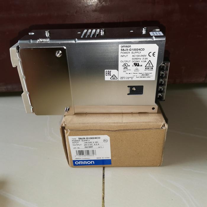 Jual S8JX-G10024CD POWER SUPPLY OMRON 24VDC 4.5A - Jakarta Barat - sjt ...