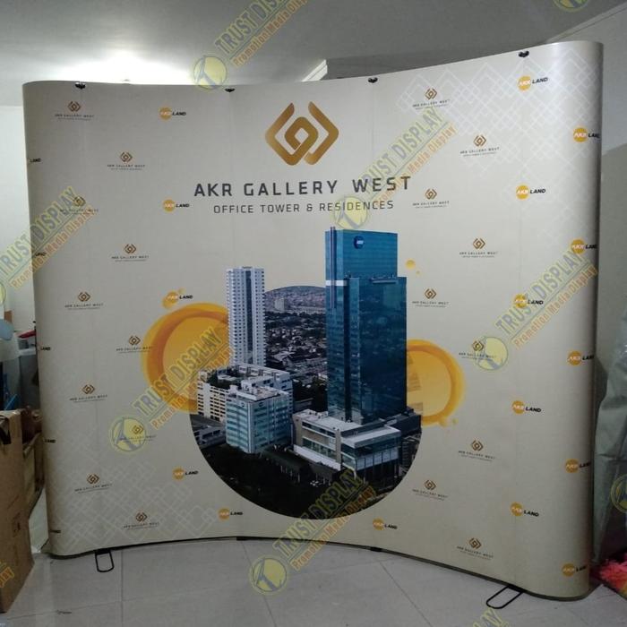 Jual Backwall | Backdrop Curve : 3x3 ( Rangka Tanpa Printing) - Jakarta ...