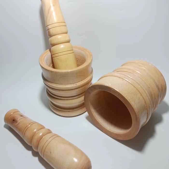 Jual Lumpang Kayu / Cobek Kayu /alat Tumbuk Ukuran Besar/lumpang Kayu ...