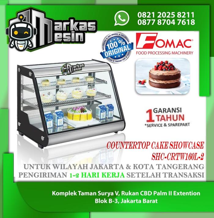 Jual Showcase Pendingin / Countertop Showcase Cold FOMAC SHC-CRTW160L-2 ...