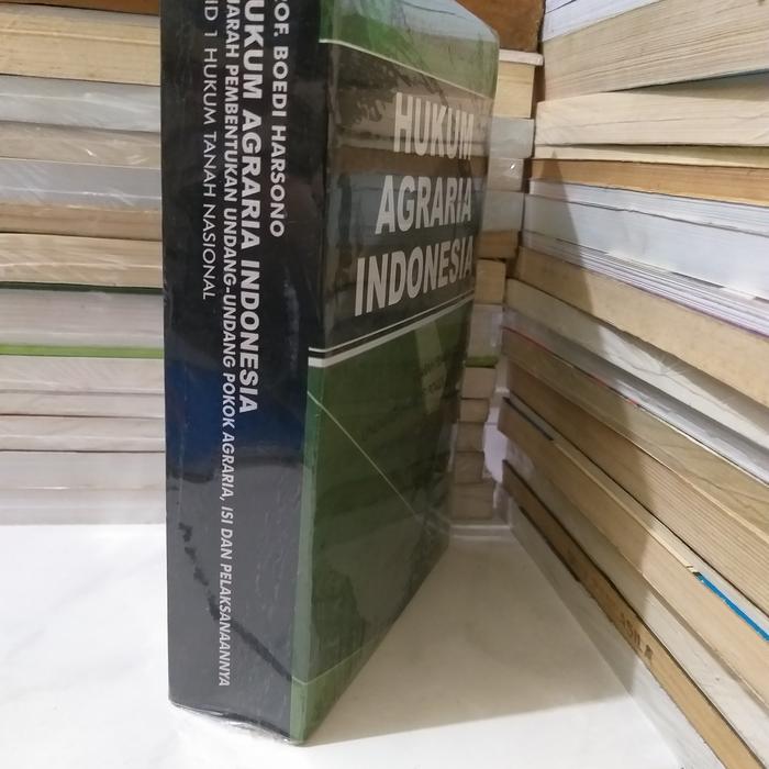 Jual Hukum Agraria Indonesia By Boedi Harsono Di Seller Noelle ...