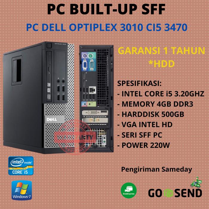 Jual PC BEKAS MURAH DELL OPTIPLEX 3010 CORE I5-3470 RAM 4GB HDD500GB - Jakarta Pusat - GKB ...