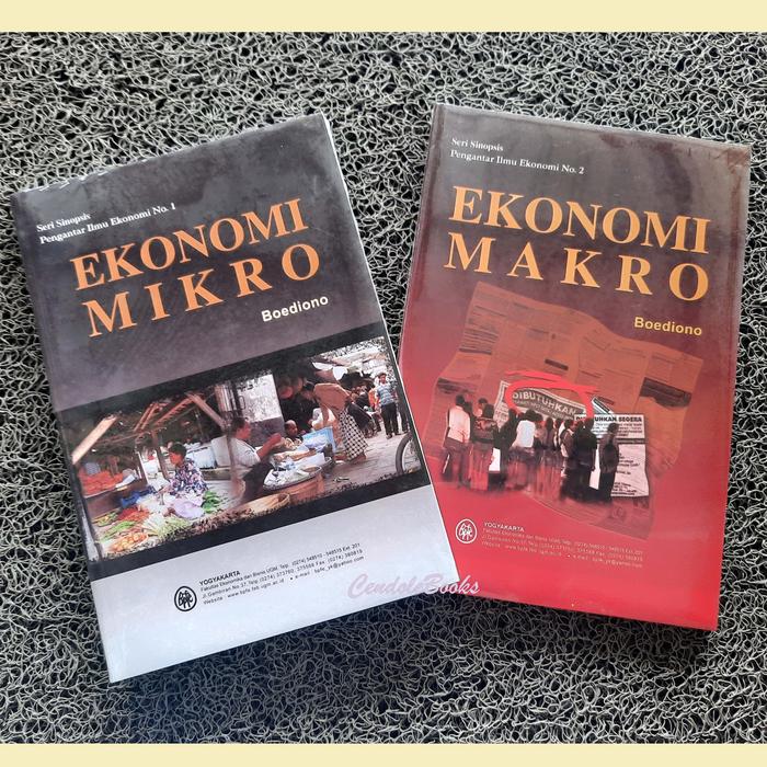 Jual Paket Buku Pengantar Ekonomi : Ekonomi Mikro Dan Makro - Boediono Di Seller Owl Store ...