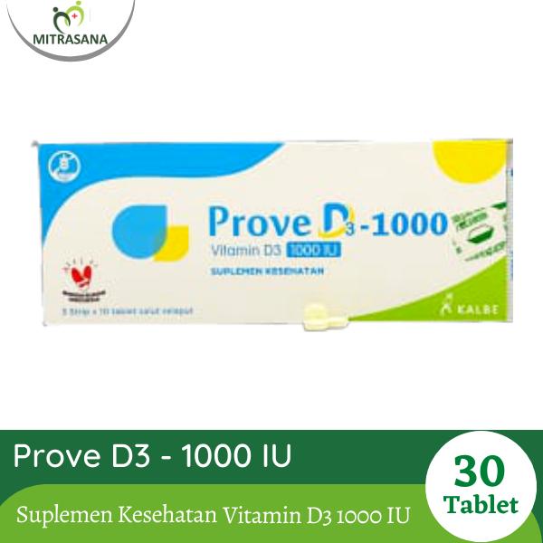 Promo Prove D3-1000 IU 30 Tablet - Vitamin D3 - Jakarta Timur ...
