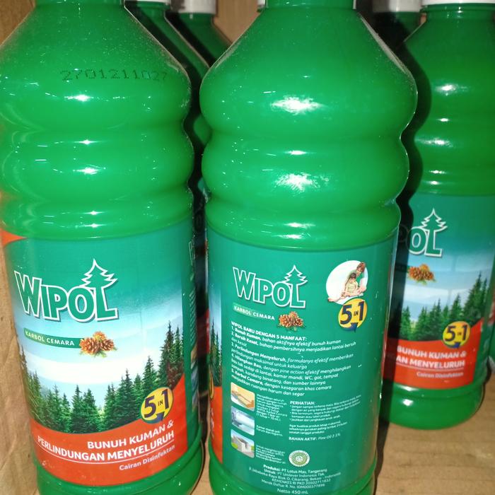 Jual WIPOL KARBOL BOTOL 450 ML PINE BUNUH KUMAN - Jakarta Barat - TOKO ...