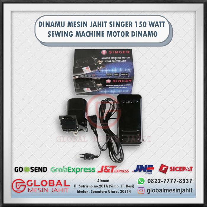 Jual DINAMU MESIN JAHIT KECIL SINGER 150 WATT SEWING MACHINE MOTOR ...