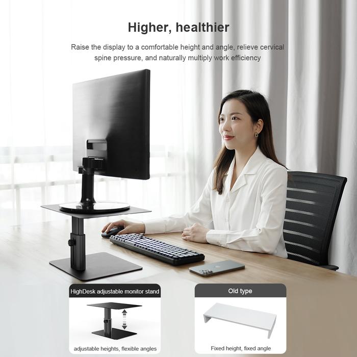 Jual Stand Monitor / Meja Alas Monitor Nillkin Highdesk Adjustable ...