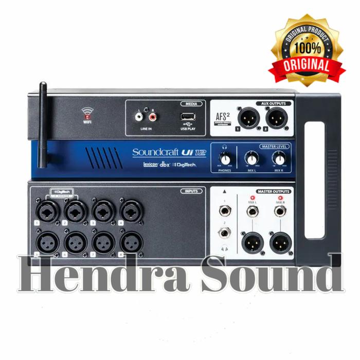 Jual Soundcraft UI12 / UI-12 / UI 12 Digital Mixer with Wi-Fi Router ...