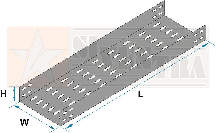 Jual Kabel / Cable Tray Type U - UCP - W100xH50xL2400mm - Thikness 1 mm ...