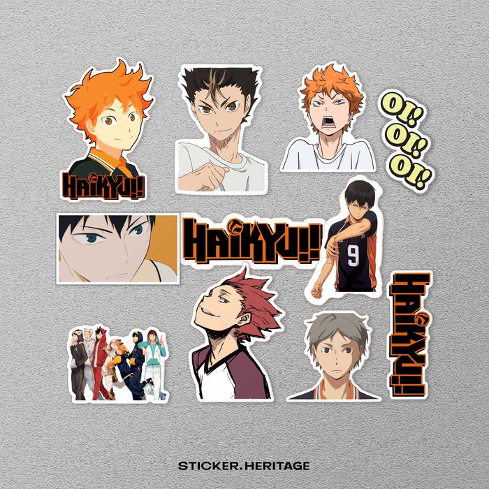 Jual STICKER PACK HAIKYUU SERIES - STICKER TUMBLR MOTOR JOURNAL - Kota ...