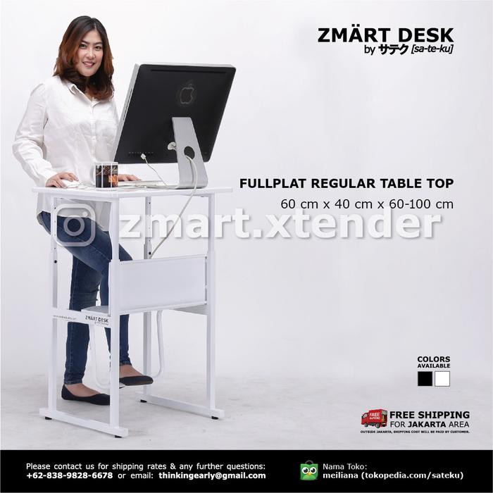 Jual Standing Desk Seri TOPLAT - "FULL PLAT" / Meja Berdiri - Jakarta ...
