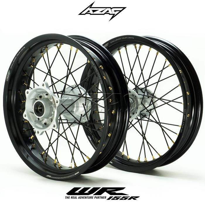 Jual VELG SET SUPERMOTO YAMAHA WR155 SCARLET BLACK TROMOL ORIGINAL ...