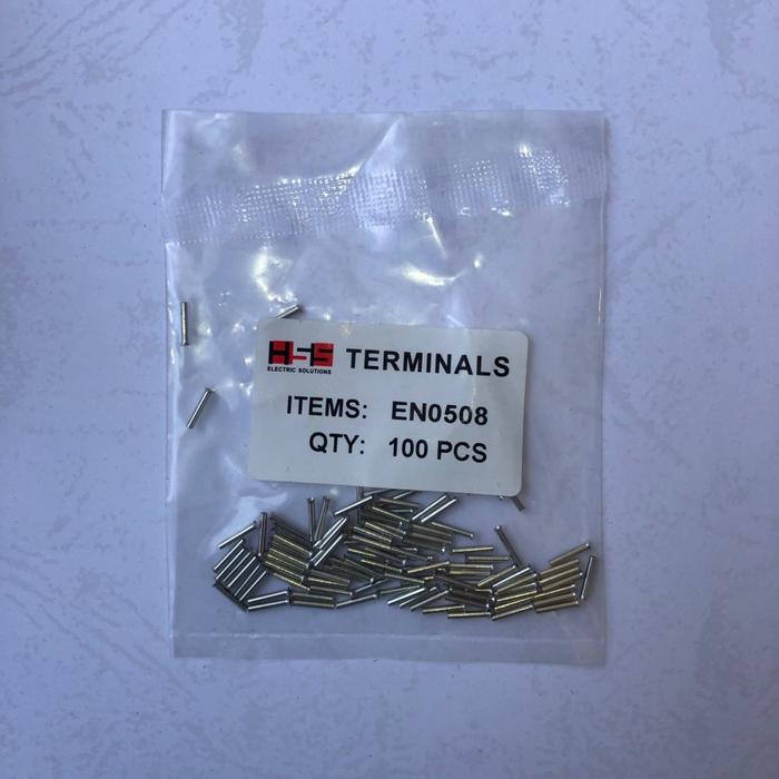 Jual Skun Ferrules 0.5mm Polos / Non Insulated Cord End EN0508 HSS ...