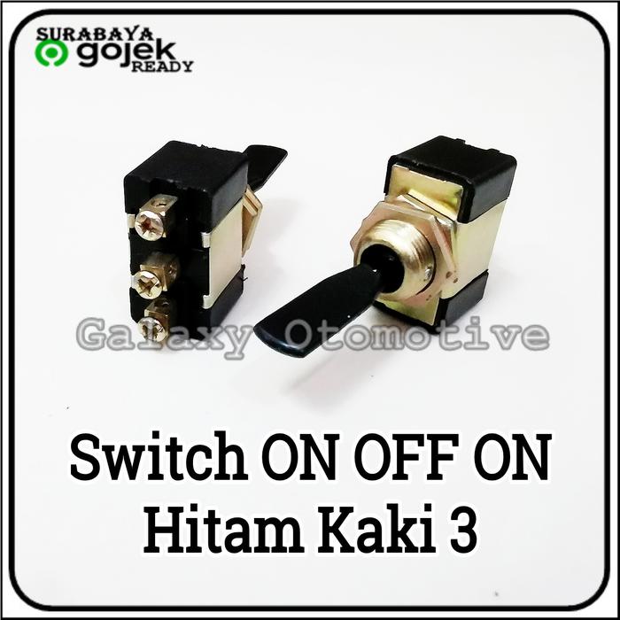 Jual Saklar Switch Hitam - 3 Mode - ON OFF ON - Kota Surabaya - Galaxy ...