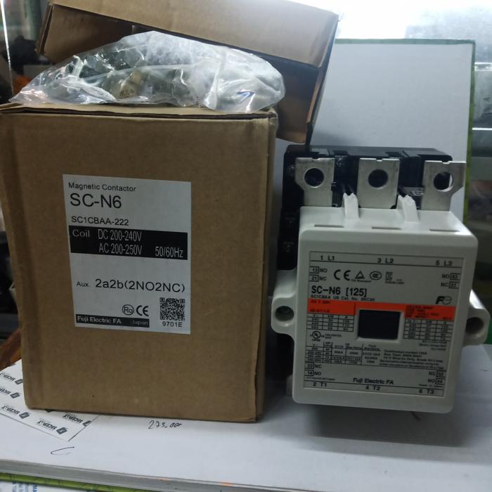 Jual CONTACTOR/KONTAKTOR FUJI SC-N6 150A ORIGINAL - Jakarta Pusat ...