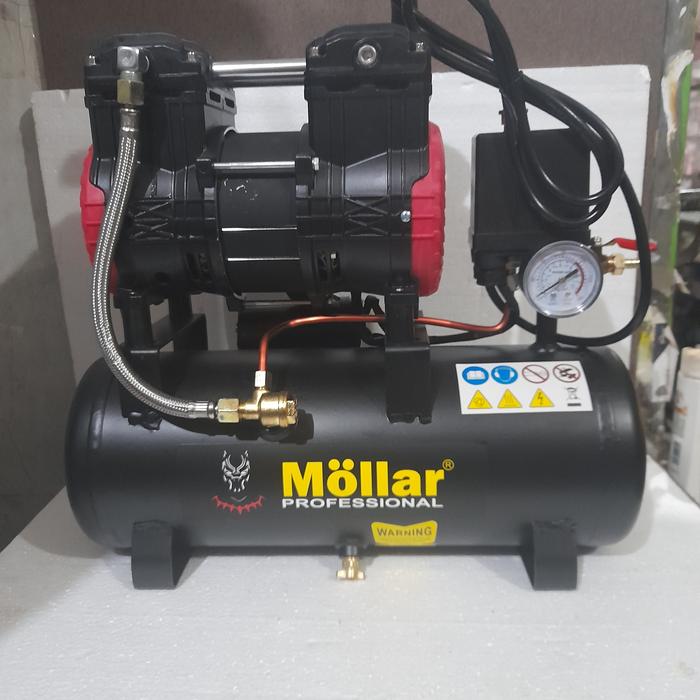 Jual mollar 100 8 bp silent compressor 8 liter 3/4hp kompresor - Kota ...